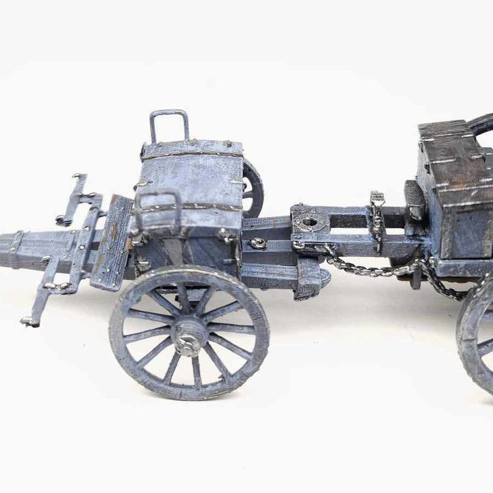3D Printable Napoleonic Prussian Forge Wagon by David Vazquez Fernandez