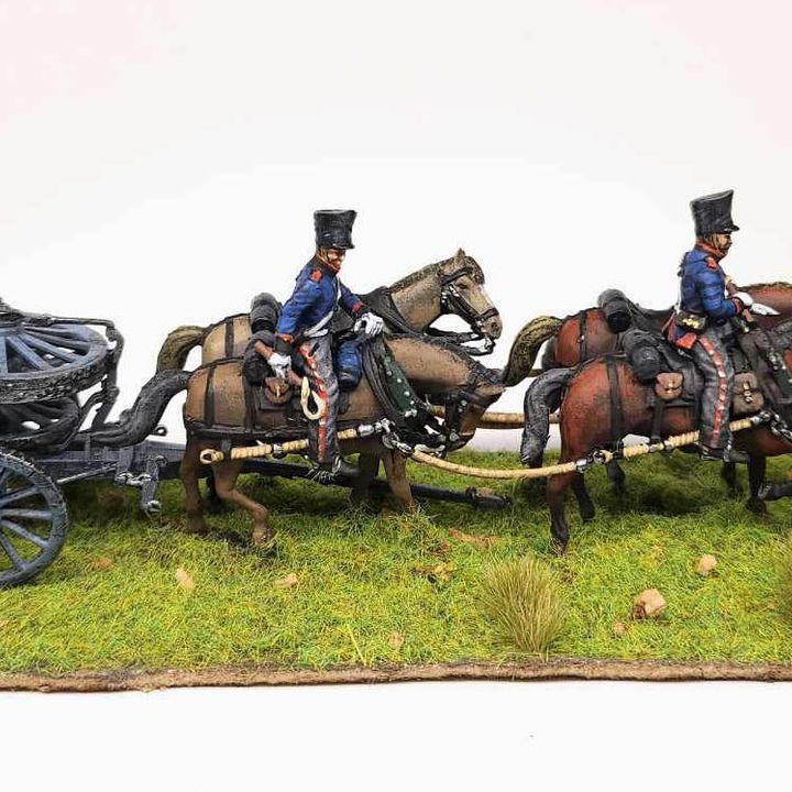 3D Printable Napoleonic Prussian Suply Wagon by David Vazquez Fernandez