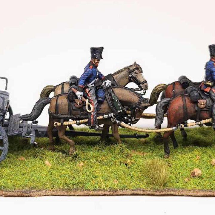 3D Printable Napoleonic Prussian Amnition Wagon by David Vazquez Fernandez