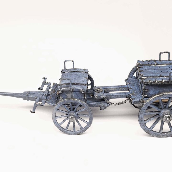 3D Printable Napoleonic Prussian Amnition Wagon by David Vazquez Fernandez