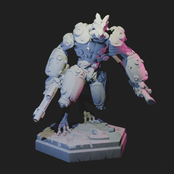 3D Printable lancer lycan by La voie du crane