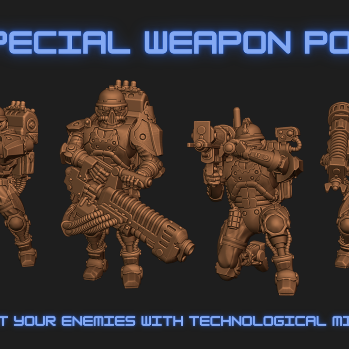 3D Printable Skytar Frontliners PRESUPPORTED by Rizzenvoth