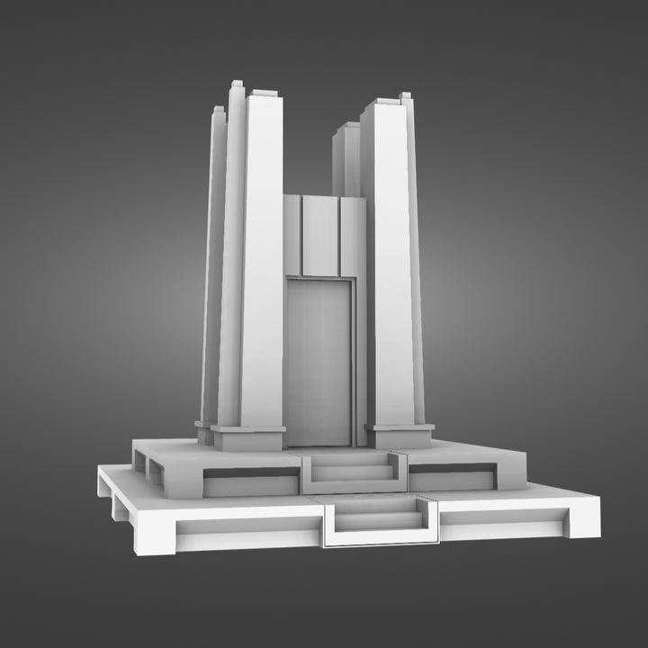 3D Printable Monument by GAME GOD TERRAIN