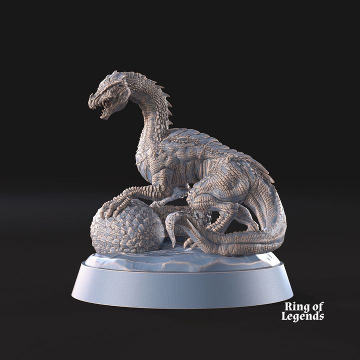 3D Printable Mountain Drake | Goblins of the Cave | Ring of Legends by ...