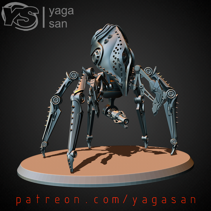 3D Printable Dark Mechanicum Stalkers KitBASH Pack by Yaga San