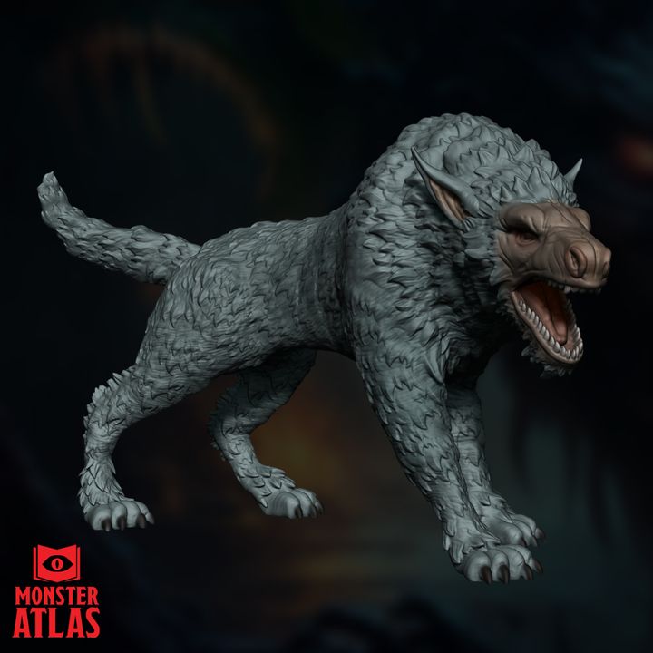 3D Printable Worg by Monster Atlas