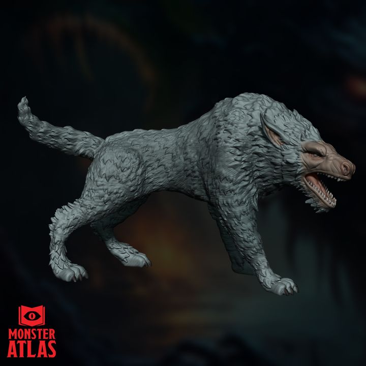 3D Printable Worg by Monster Atlas
