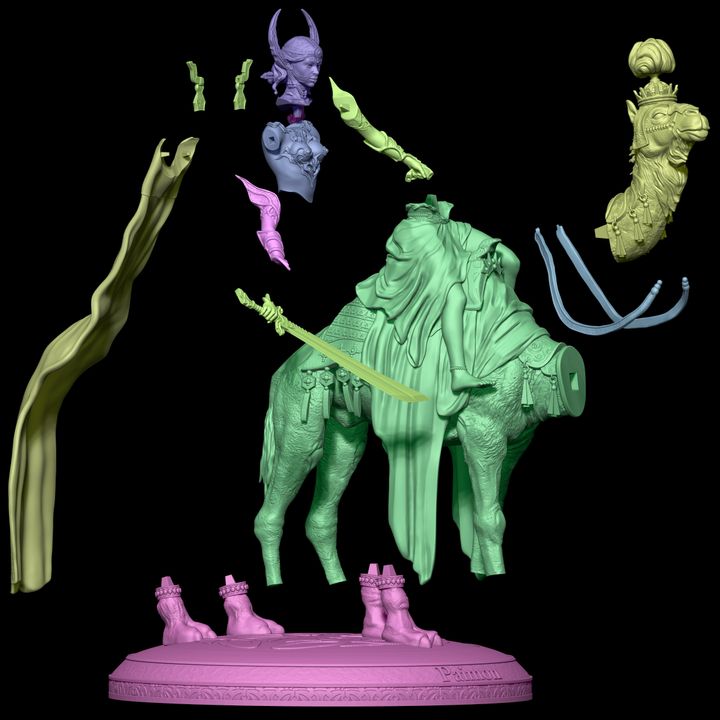 3D Printable Paimon demon 3D print model by Andrii Akhtyrskyi