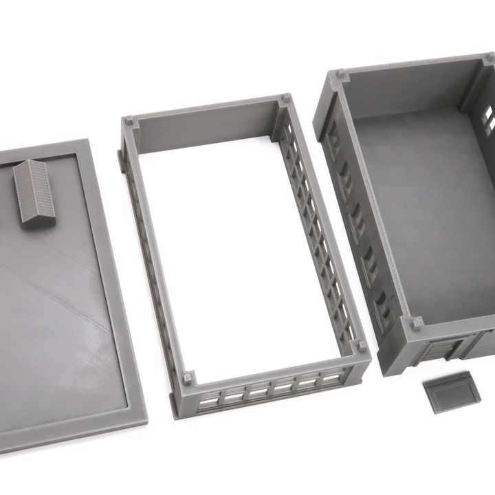 3D Printable Large Factoy Hall - Chornobyl / Zona Alfa Wargaming ...