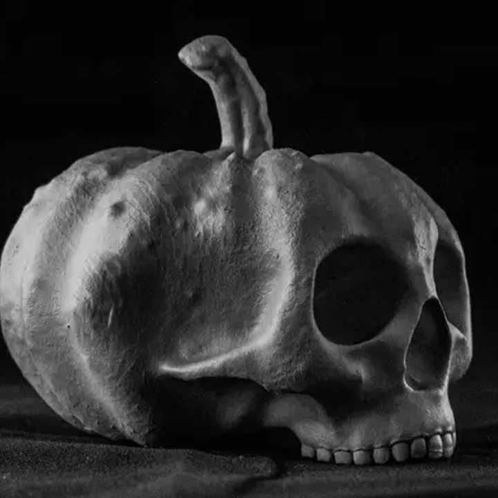 3D Printable Pumpkin Skull Shaman (Teyoc) by Lantern Lore