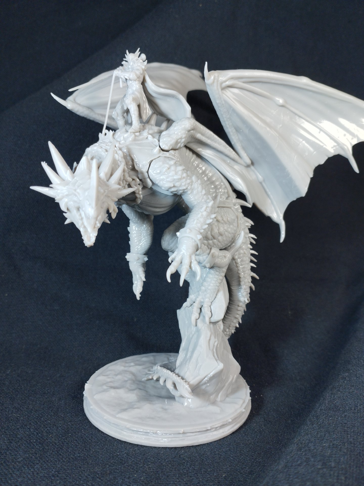 3D Printable GarathroK Infernal Ember + Rider by Parasite Collectibles
