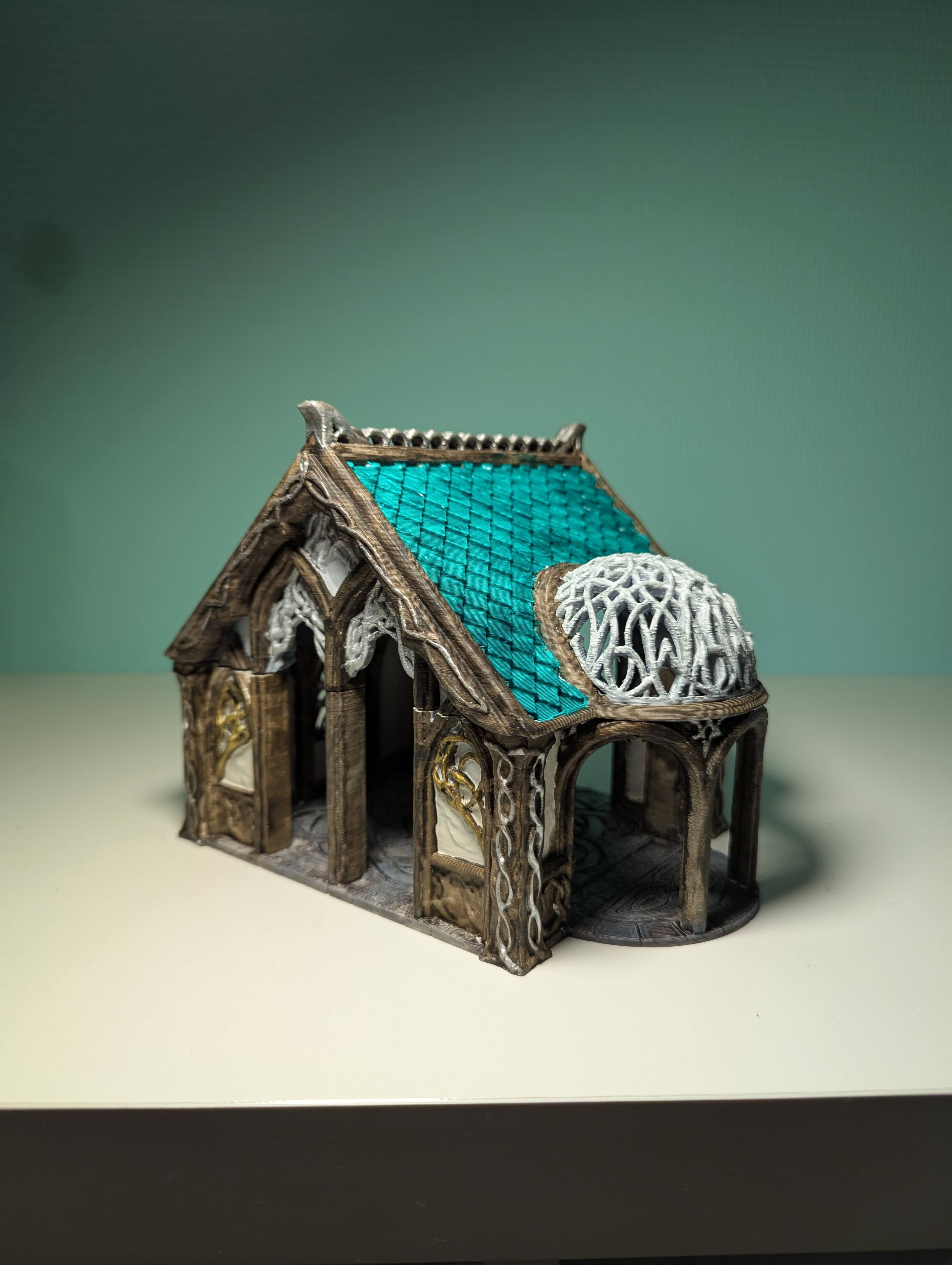 3D Printable Elven Home ~ Kingdom of Noldareth by Conquest Creations