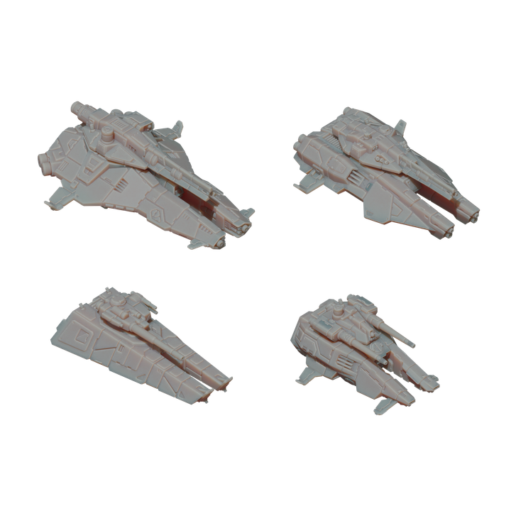 3D Printable Imperial Grav Tank Set by Hardware Studios