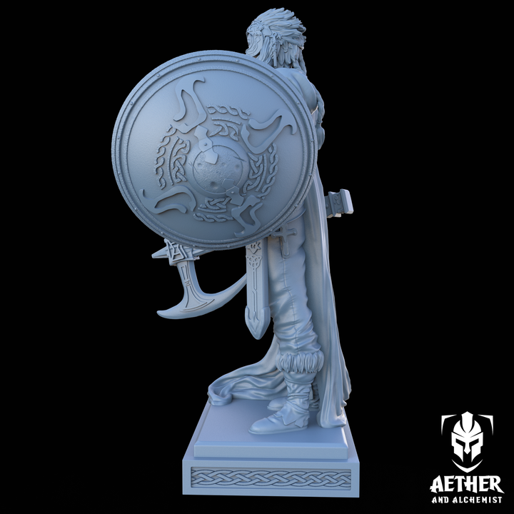 3D Printable Freya Ravenshield by Aether and Alchemist