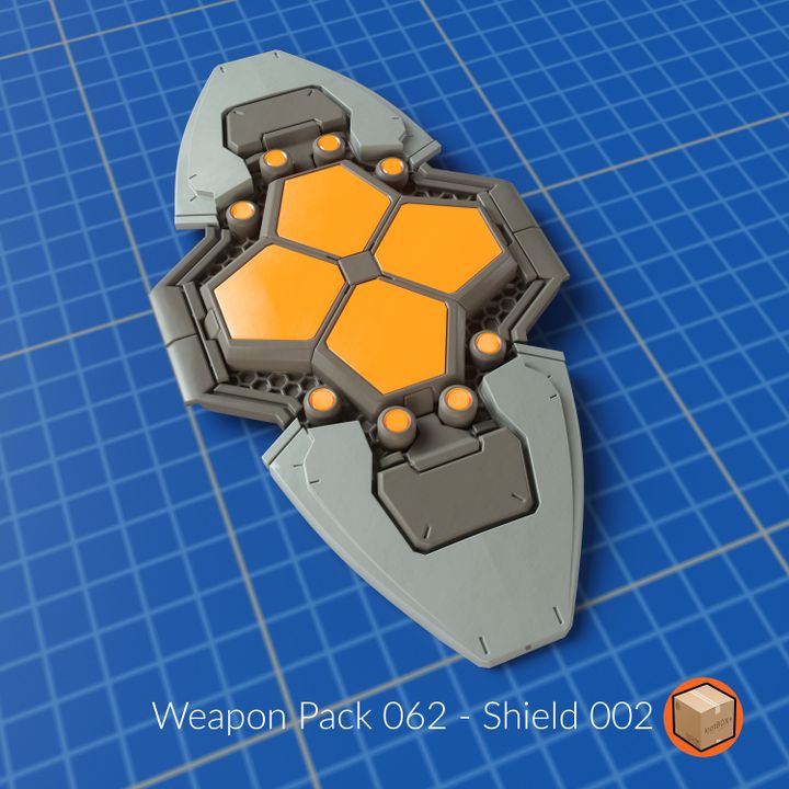 3D Printable WEAPON PACK 062 by Norman Caguiat