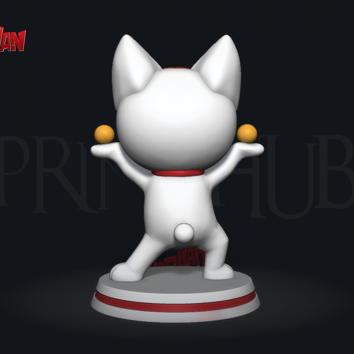 3D Printable Cat Turbo Granny 3D Fan art by Printhub