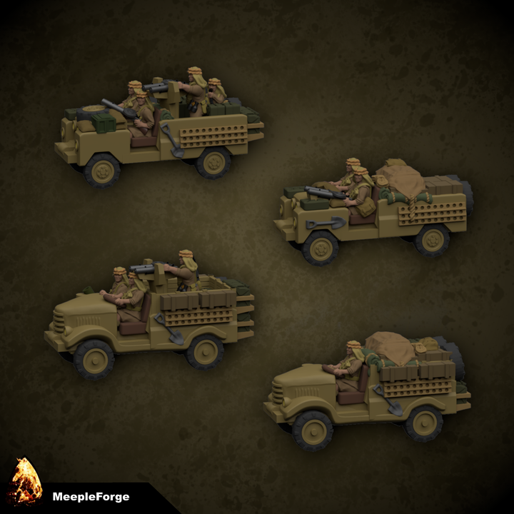 3D Printable Landrover and Chevy Desert Rats WW2 1:200 Scale by Andy at ...