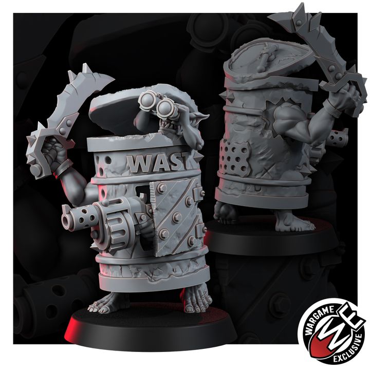 3D Printable ORK BARREL BOYS by Wargame Exclusive