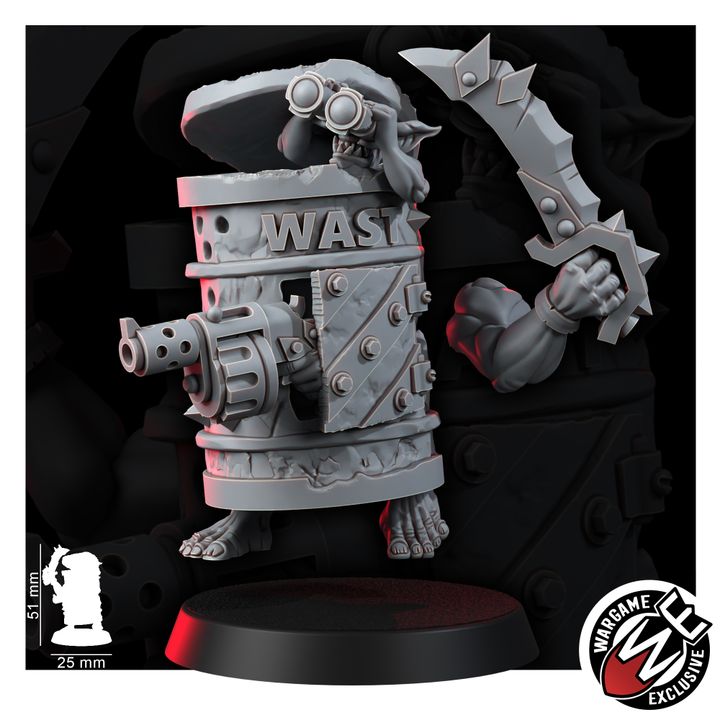 3D Printable ORK BARREL BOYS by Wargame Exclusive