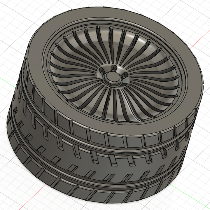 3D Printable Rims with tyres by Dullahans_Workshop