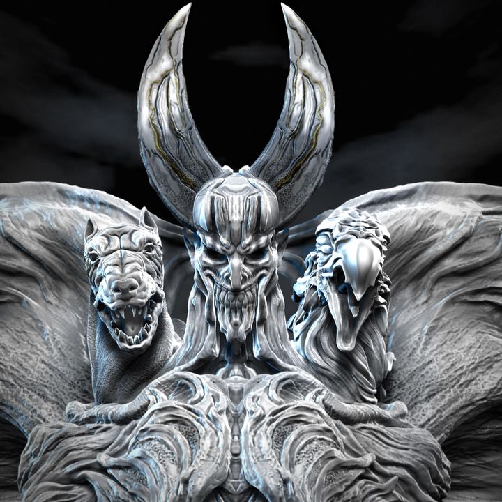 3D Printable Bune demon 3D print model by Andrii Akhtyrskyi