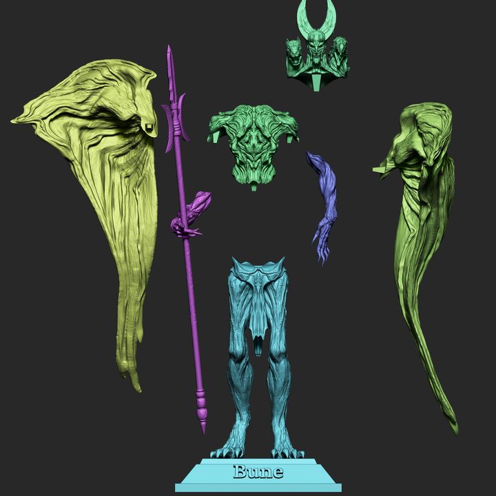 3D Printable Bune demon 3D print model by Andrii Akhtyrskyi