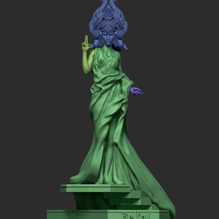 3D Printable Belial Demon 3D print model by Andrii Akhtyrskyi