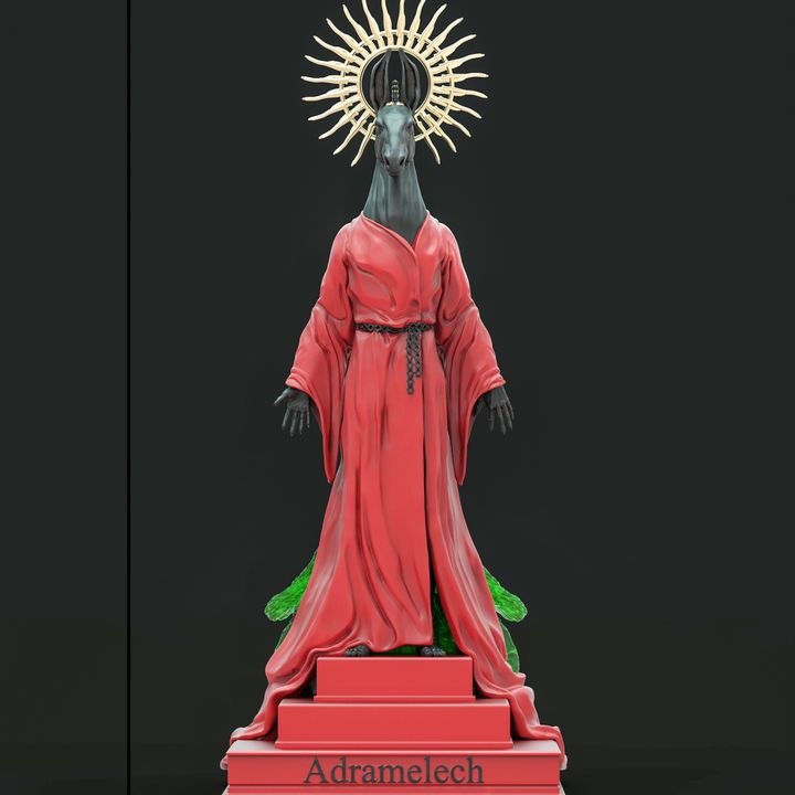 3D Printable Adramelech demon 3D print model by Andrii Akhtyrskyi