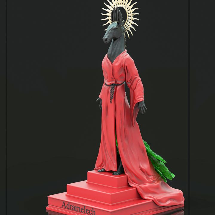 3D Printable Adramelech demon 3D print model by Andrii Akhtyrskyi