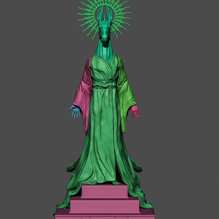 3D Printable Adramelech demon 3D print model by Andrii Akhtyrskyi