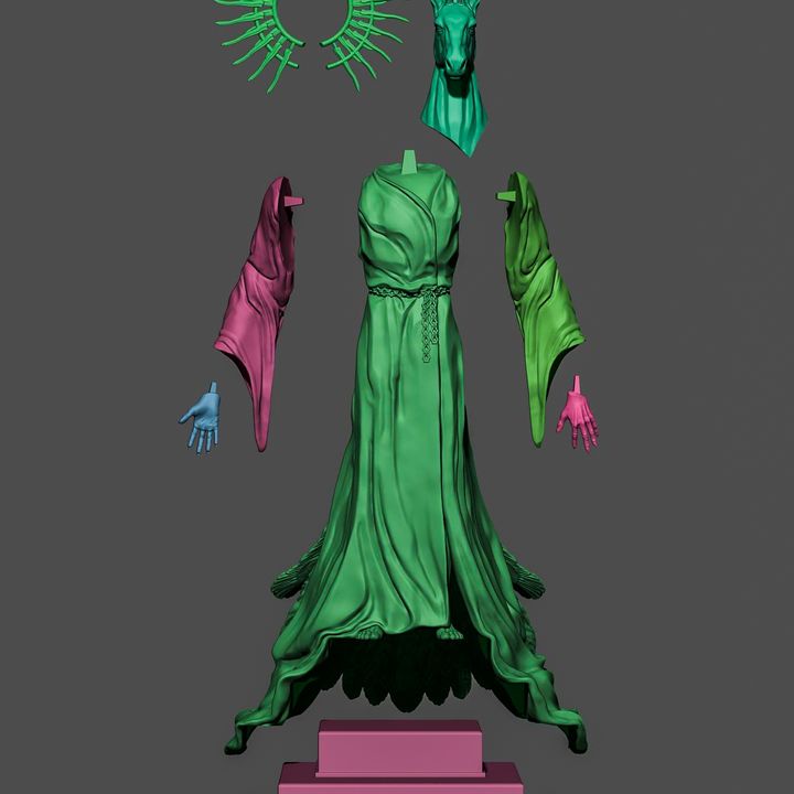 3D Printable Adramelech demon 3D print model by Andrii Akhtyrskyi