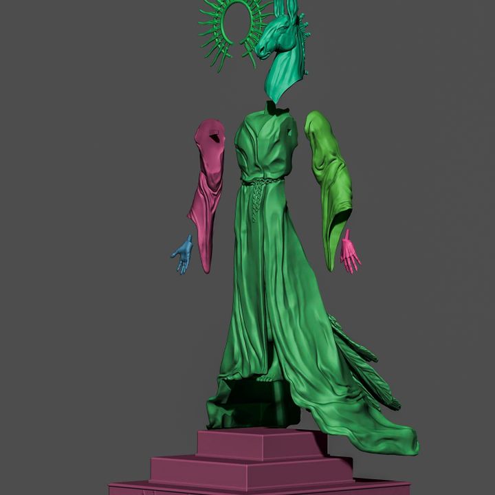 3D Printable Adramelech demon 3D print model by Andrii Akhtyrskyi