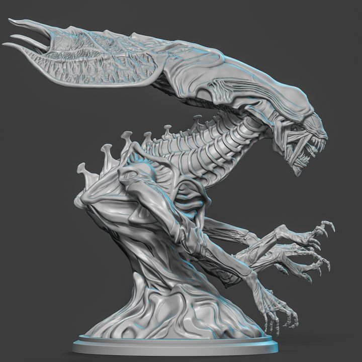 3D Printable Alien Queen 3D print model by Andrii Akhtyrskyi
