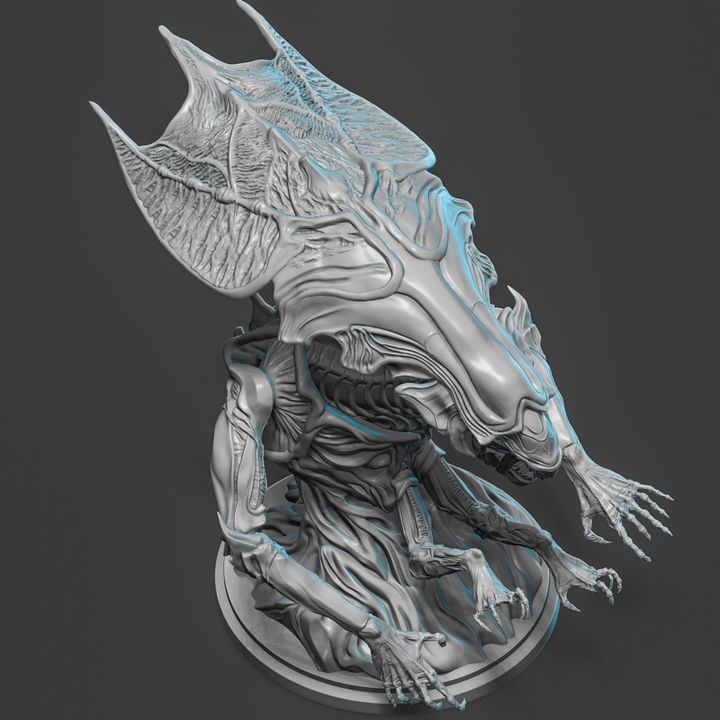 3D Printable Alien Queen 3D print model by Andrii Akhtyrskyi