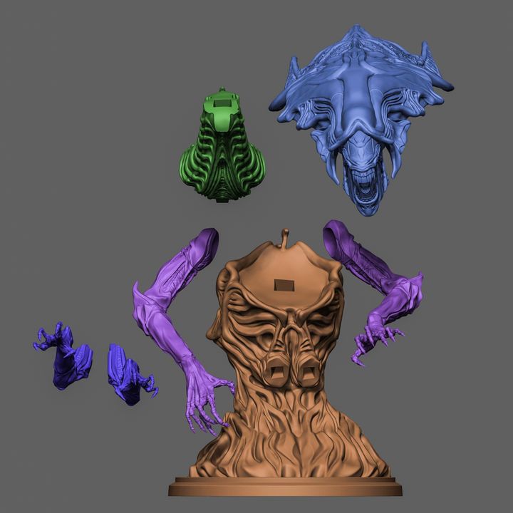 3D Printable Alien Queen 3D print model by Andrii Akhtyrskyi