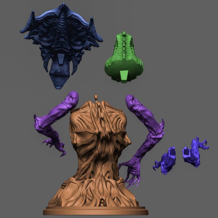 3D Printable Alien Queen 3D print model by Andrii Akhtyrskyi