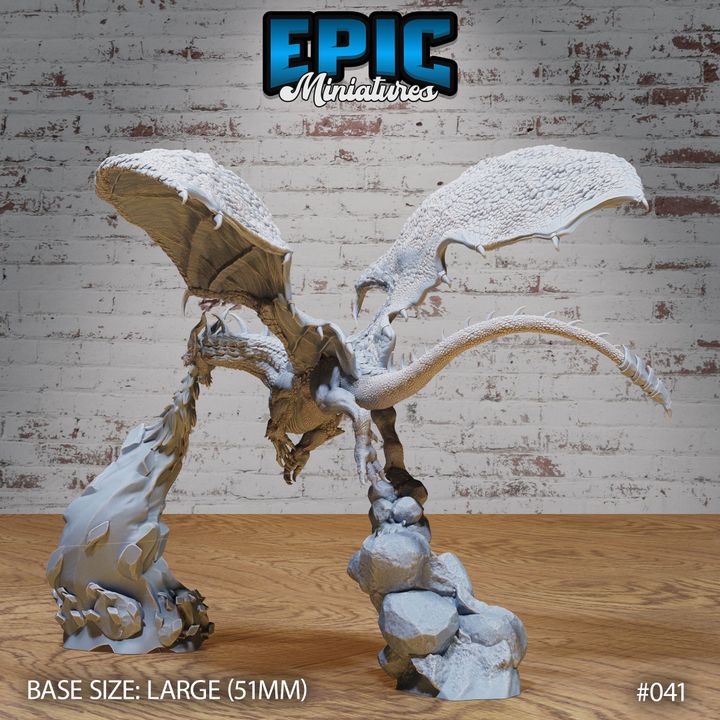 3D Printable Chaos Red Dragon Young / Legendary Drake / Mountain ...