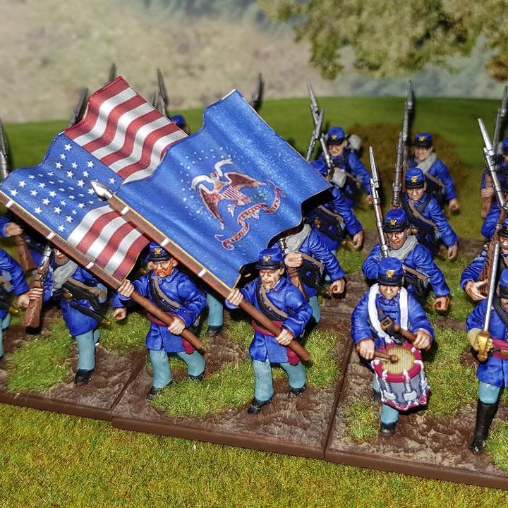 3D Print of ACW Union Infantry by shemthecatambassador