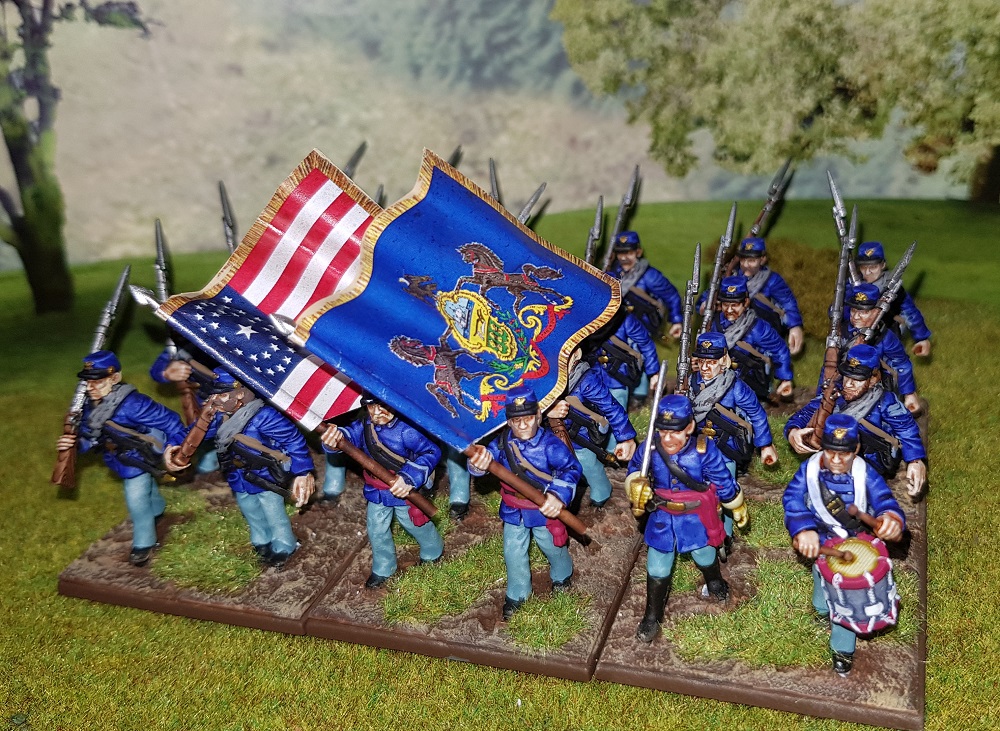 3D Printable ACW Union Infantry by BattleCat Miniatures