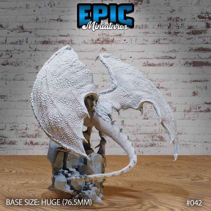 3D Printable Chaos Red Dragon Set / Legendary Drake / Mountain Monster ...