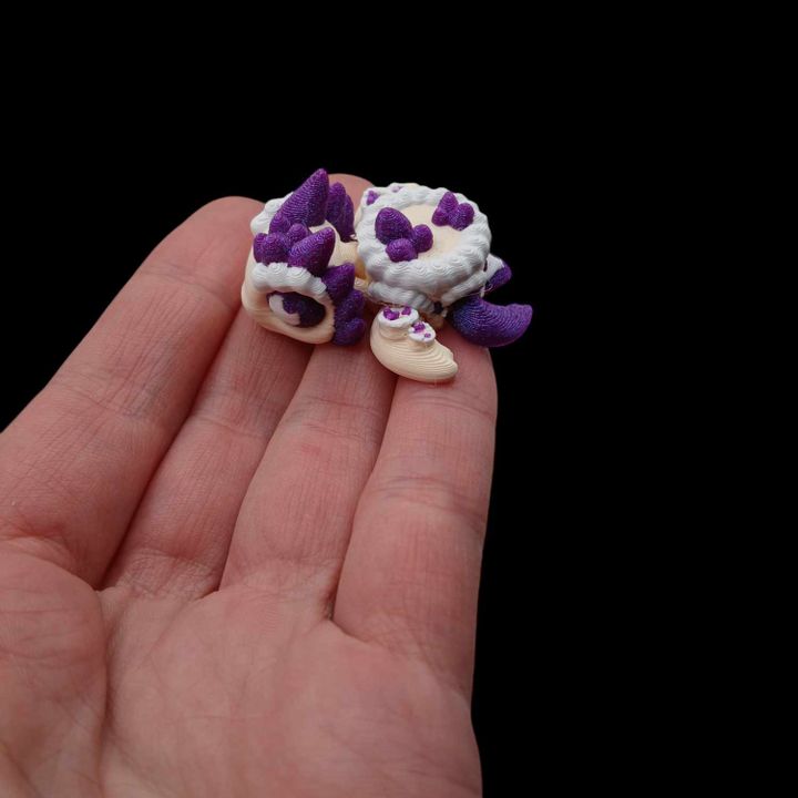 3D Printable Strawberry Cake Turtle by The Dragon's Den