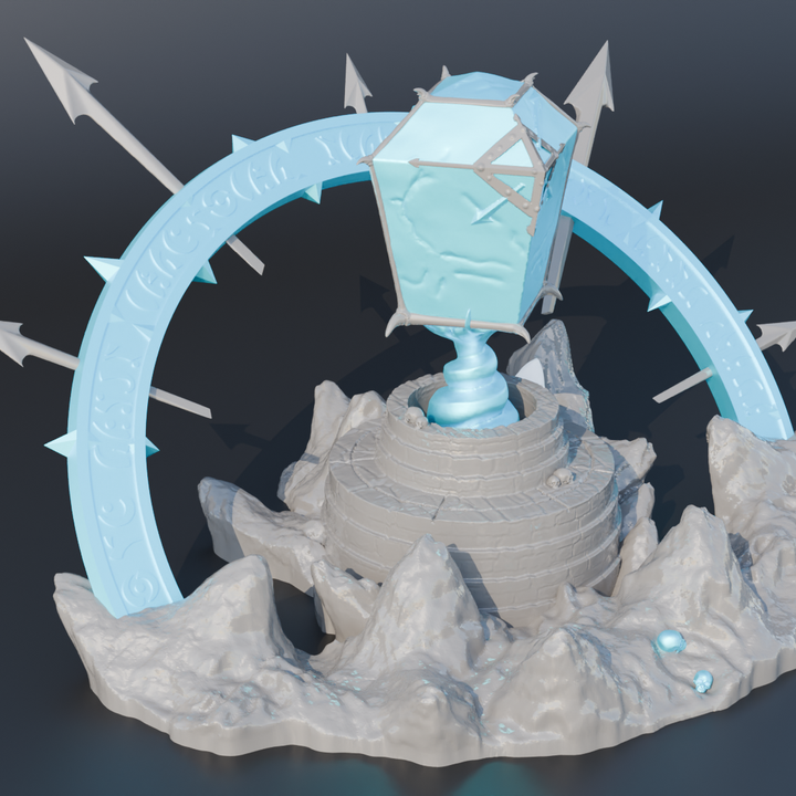 3D Printable Power Nexus Faction Terrain by Matt_3D_Artist