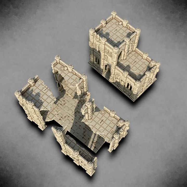 3D Printable Filia Ferrum Pegged by Terrain4Print