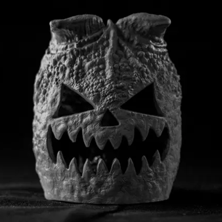 3D Printable Alien Egg Jack o' Lantern LED Tealight by Lantern Lore