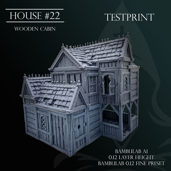 3D Printable Townscape House #118 by Tainted Saint Miniatures