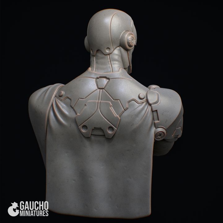 3D Printable Sheriff Cooper by Gaucho Miniatures