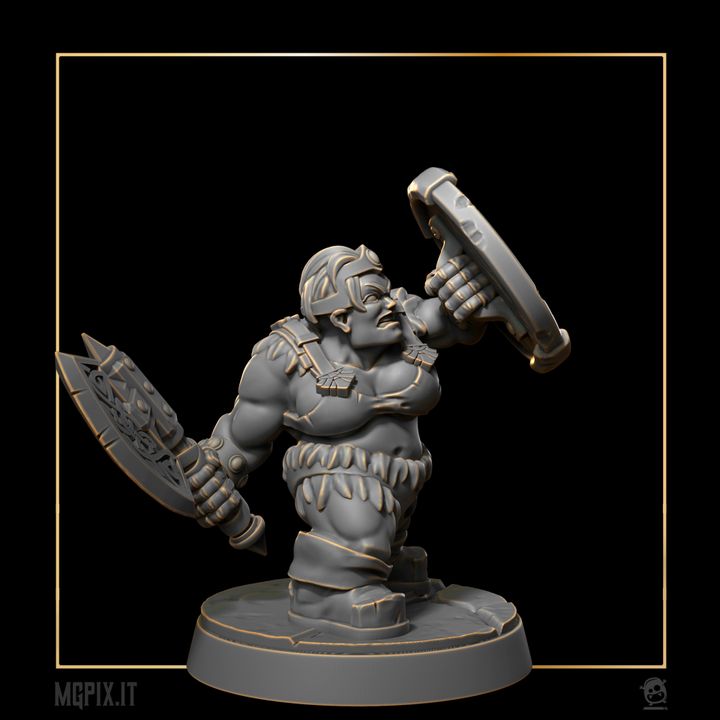 3D Printable Dwarf (female) by MGpix