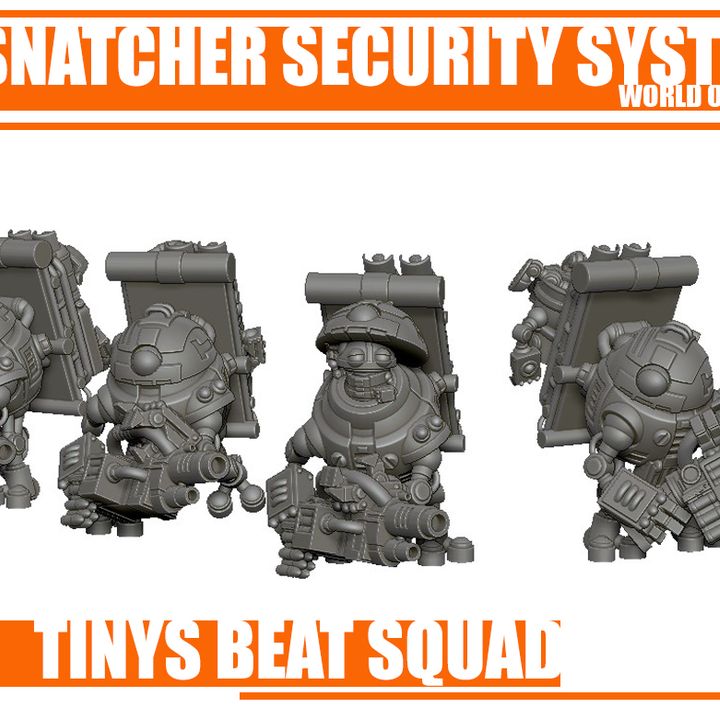 3D Printable WARPOD Tiny-72s 'Snatcher' Powersuit Beat Squad by Flytrap ...