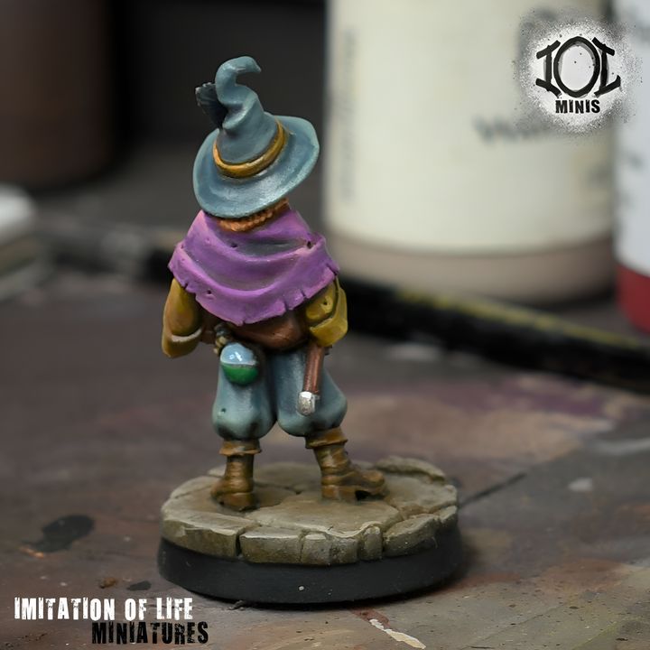 3D Printable Apprentice and Familiar by Imitation of Life Miniatures