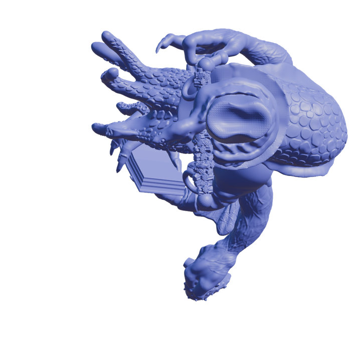 3D Printable Dapper Sea Beast by Clown Town